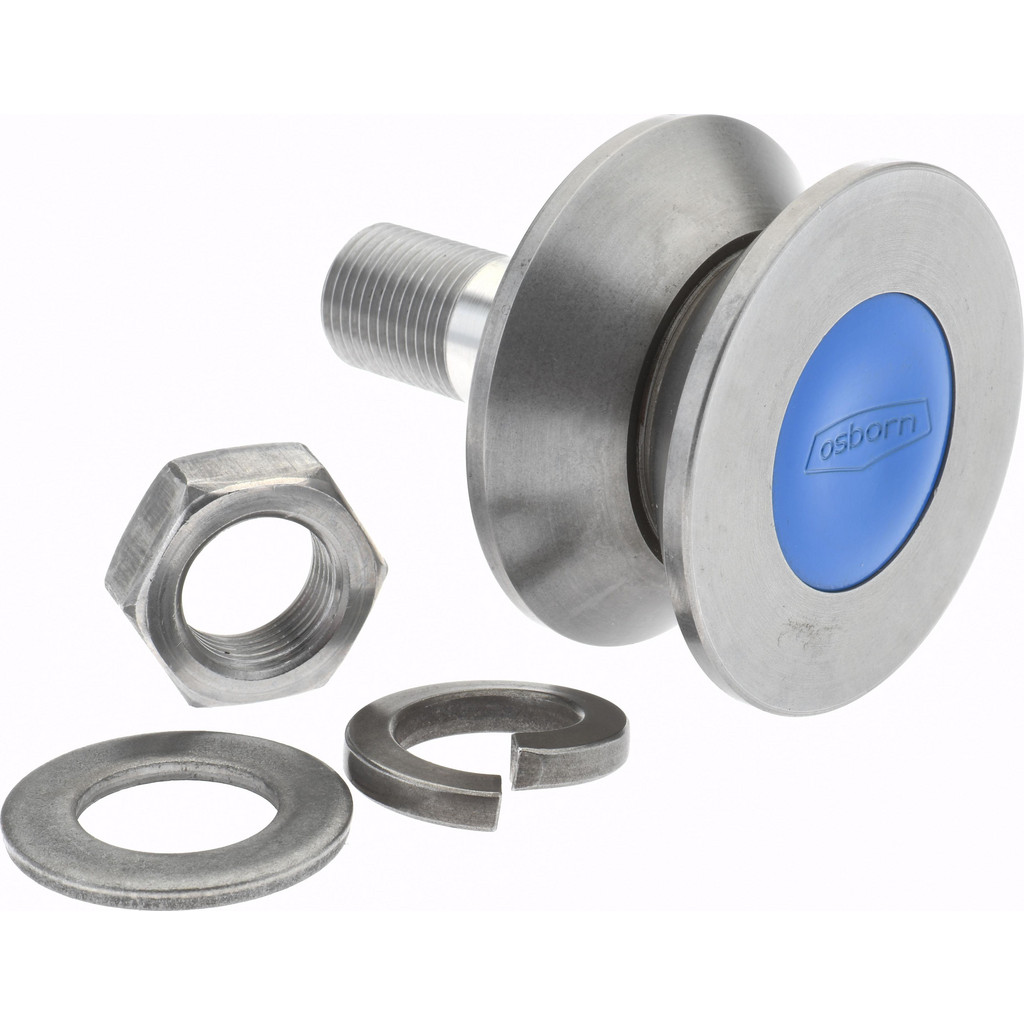 Osborn International - V-Groove Cam Follower: 2-1/2" Roller Dia, 1.312 ...