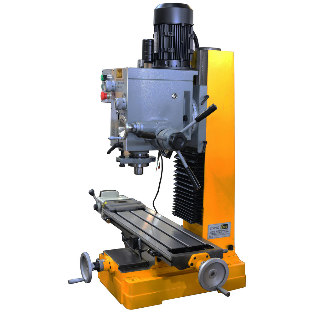 Enco - HD Benchtop Mill/Drill with Power Feed & Tapping: 10" x 32" 2 HP ...