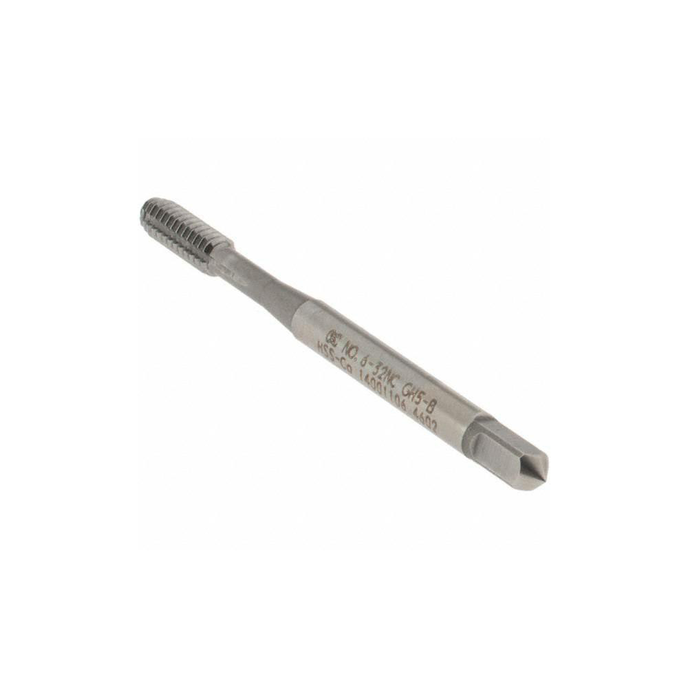OSG - Thread Forming Tap: #6-32 UNC, 2B Class of Fit, Modified Bottoming Chamfer, Cobalt, Bright ...
