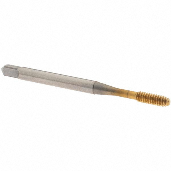 OSG - Thread Forming Tap: #4-40 UNC, 3B Class of Fit, Modified Bottoming Chamfer, Cobalt, TiN ...