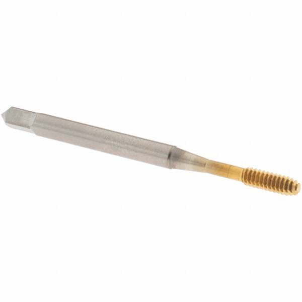 OSG - Thread Forming Tap: #4-40 UNC, 2B Class of Fit, Modified Bottoming Chamfer, Cobalt, TiN ...