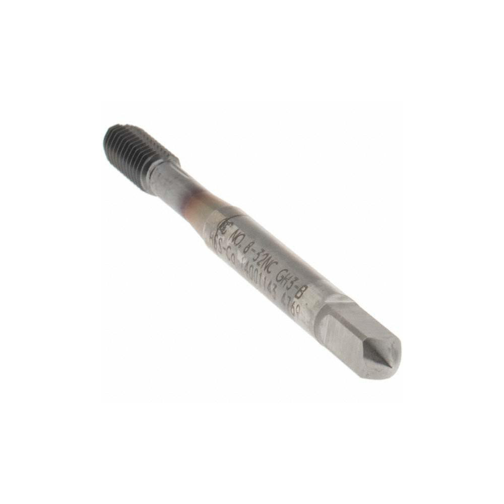 OSG - Thread Forming Tap: #8-32 UNC, 3B Class of Fit, Modified Bottoming Chamfer, Cobalt, TiCN ...