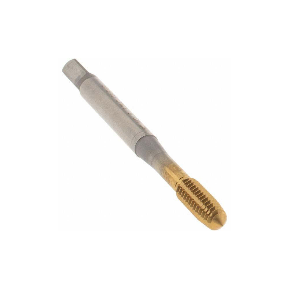 OSG - Thread Forming Tap: #8-32 UNC, 2B Class of Fit, Plug Chamfer, Cobalt, TiN Finish | MSC Direct