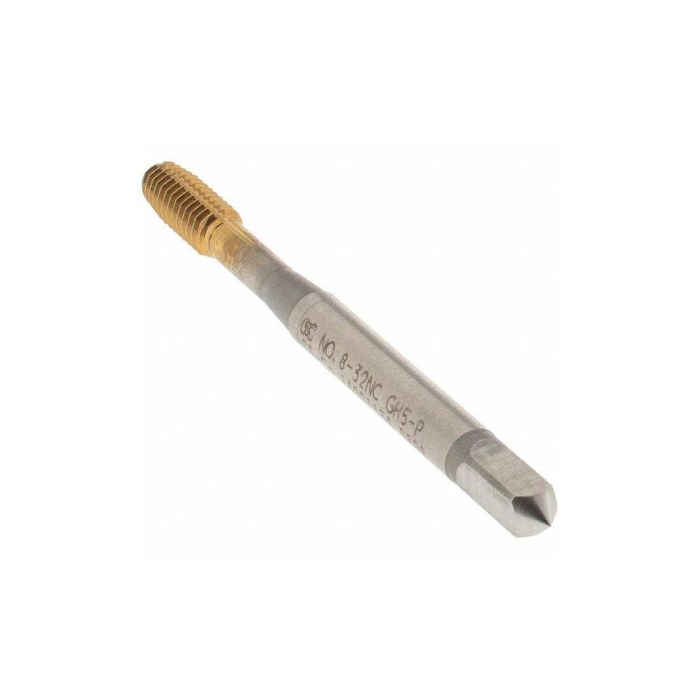 OSG - Thread Forming Tap: #8-32 UNC, 2B Class of Fit, Plug Chamfer ...