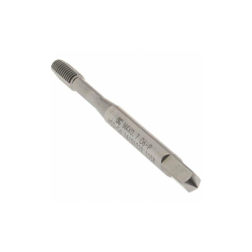 OSG - Thread Forming Tap: M4x0.7 Metric Coarse, 6H Class of Fit, Plug Chamfer, Cobalt, Bright ...