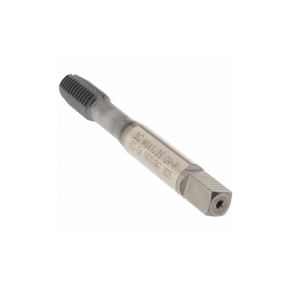 OSG - Thread Forming Tap: M8x1.25 Metric Coarse, 6H Class of Fit, Plug Chamfer, Cobalt, Bright ...