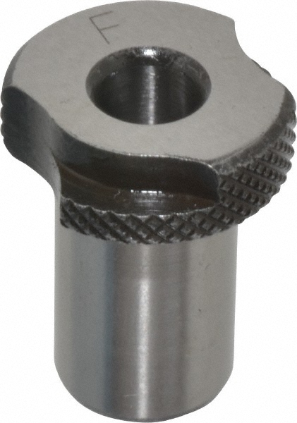 Boneham - Slip-Fixed Drill Bushing: Type SF, Letter F ID, 1/2" Body OD ...
