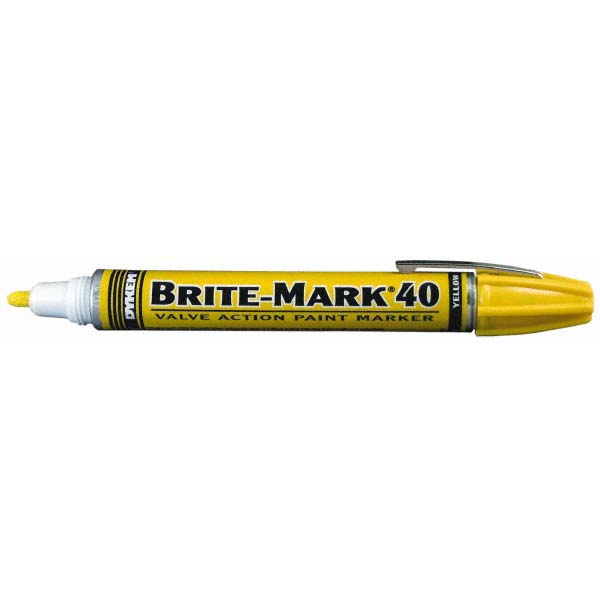 Dykem - Paint Stick: Yellow, Oil Base, Broad Tip | MSC Direct