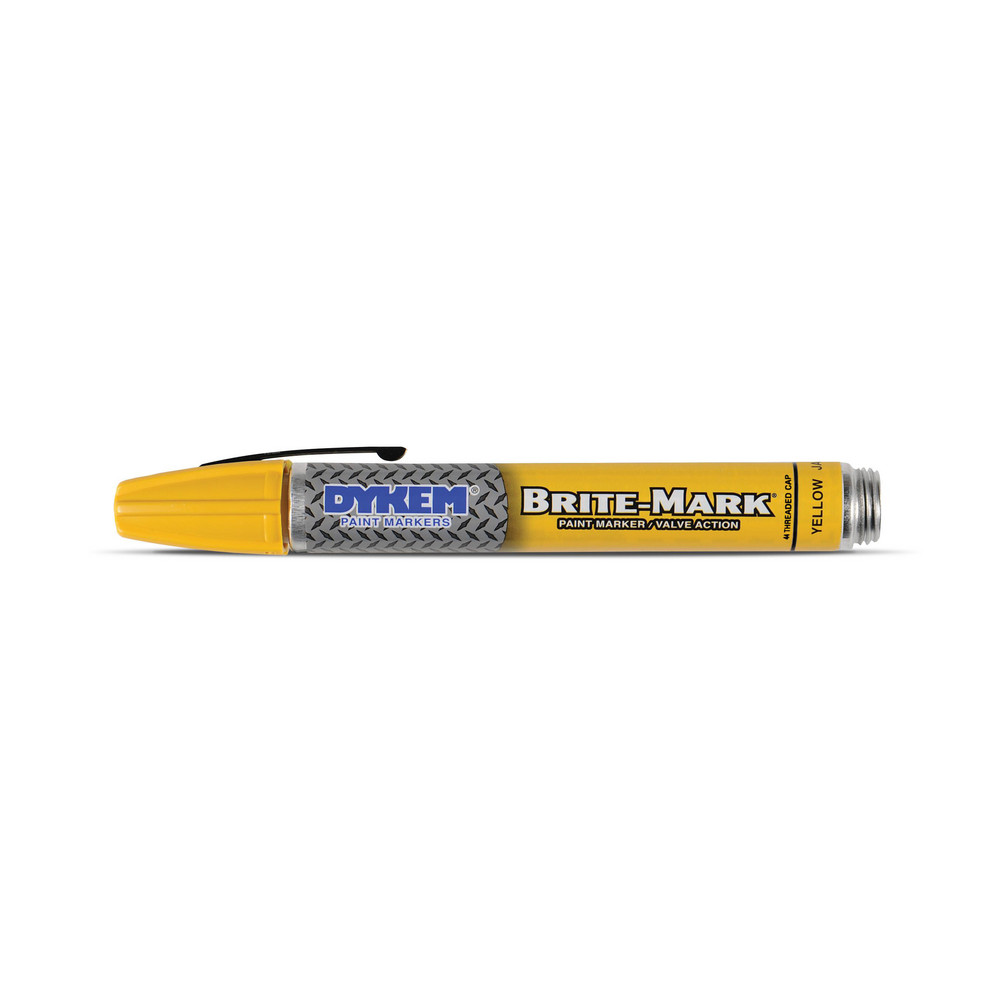 Dykem - Paint Stick: Yellow, Oil Base, Broad Tip | MSC Direct
