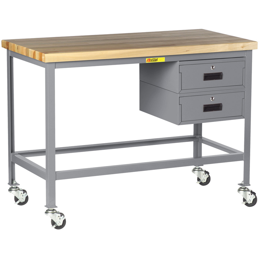 Little Giant® - Mobile Work Benches: Bench Type: Butcher Block Work ...