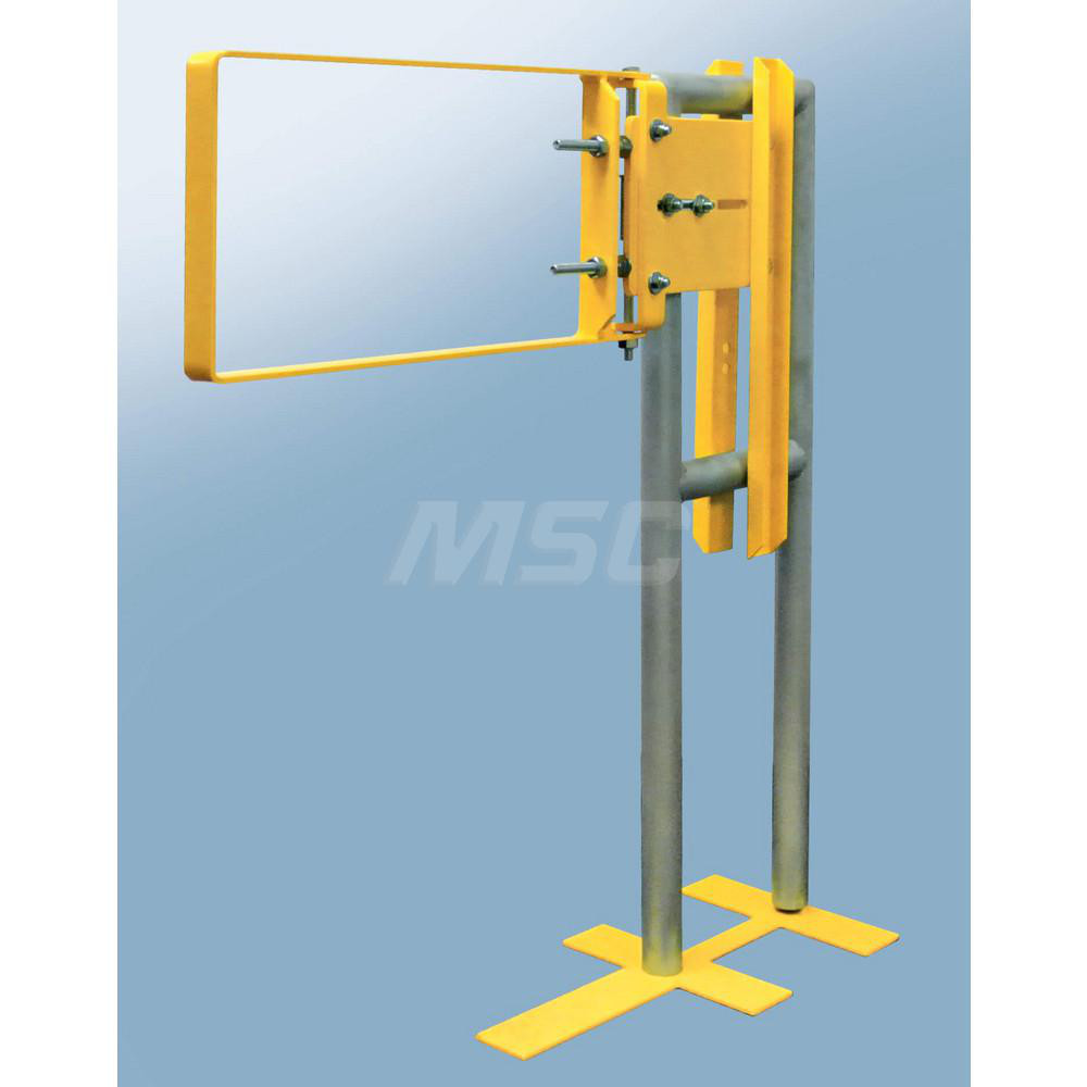 FabEnCo - Powder Coated Carbon Steel Self Closing Rail Safety Gate ...