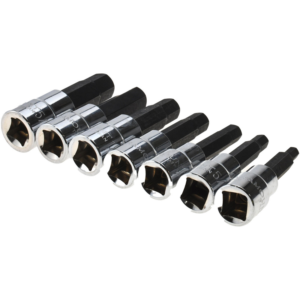 Paramount - Hex Bit Socket Set: 1/2" Drive, 7 Pc, 1/4 to 5/8" Hex | MSC ...