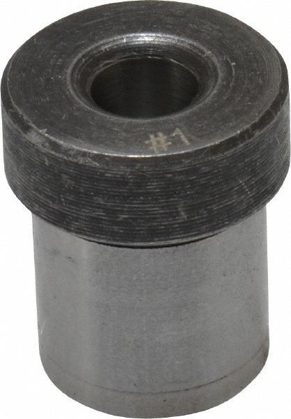 Boneham - Press Fit Headed Drill Bushing: Type H, #1 ID, 1/2" Body OD ...