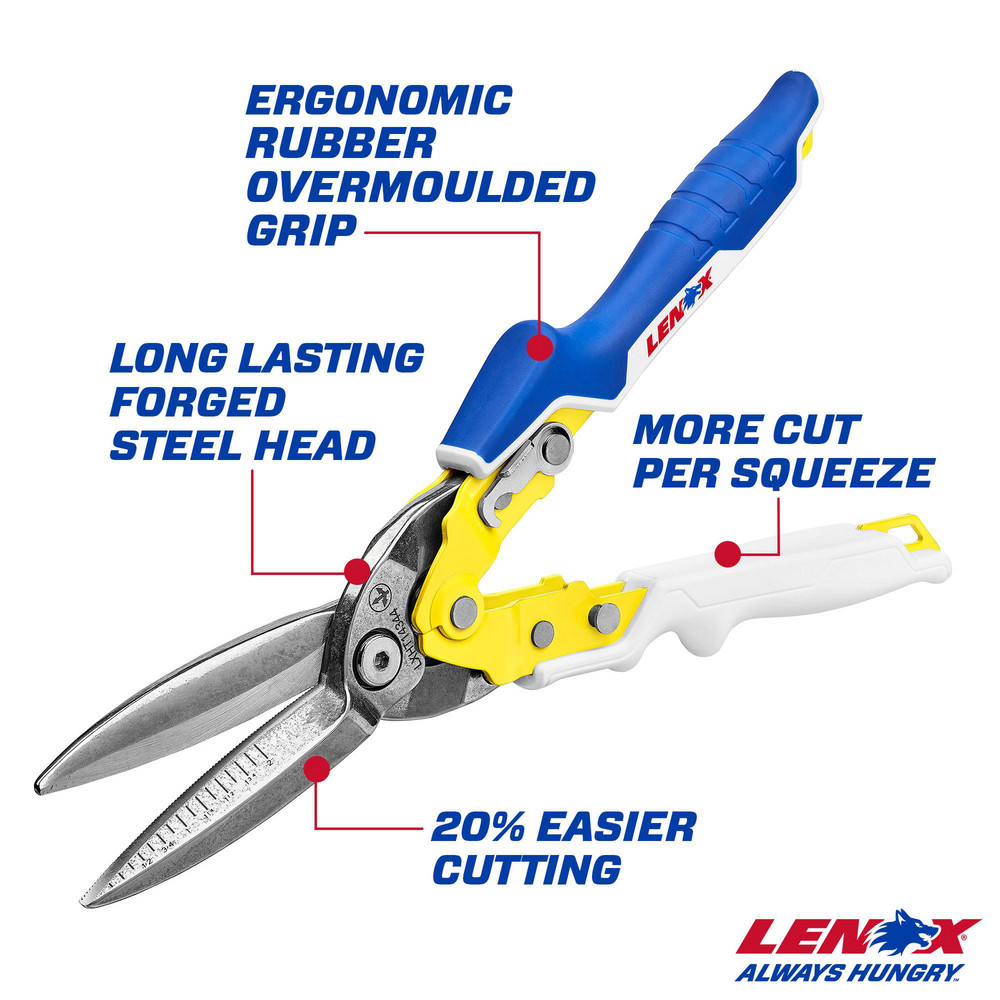 Lenox - Snips: Tool Type: Aviation Snips; Cutting Length (Fractional ...