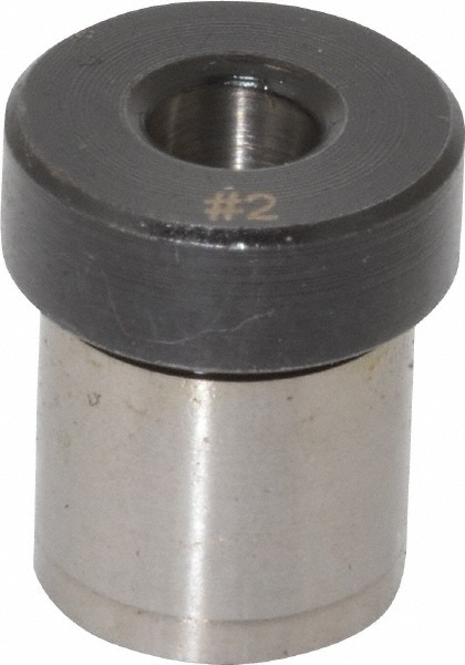 Boneham - Press Fit Headed Drill Bushing: Type H, #2 ID, 1/2" Body OD ...