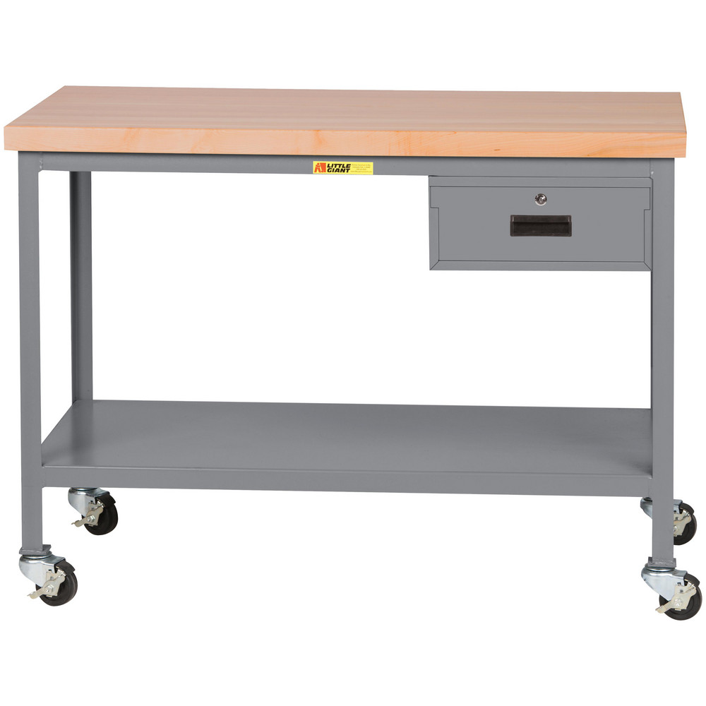 Little Giant® - Mobile Work Benches: Bench Type: Butcher Block Work ...