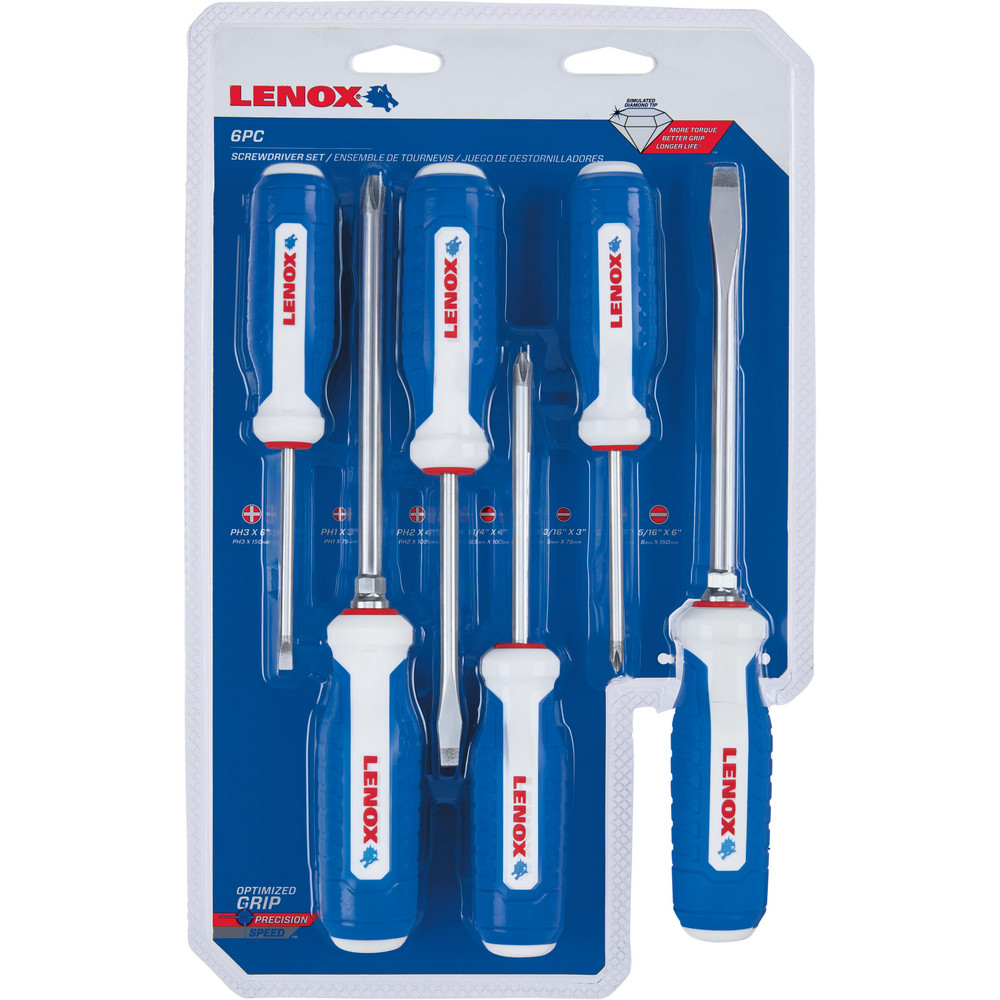 Lenox - Screwdriver Sets: Screwdriver Types Included: Slotted, Phillips ...