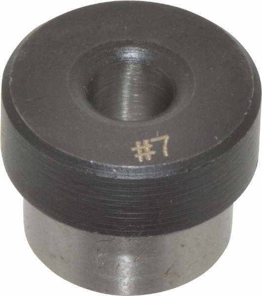 Boneham - Press Fit Headed Drill Bushing: Type H, #7 ID, 1/2" Body OD ...