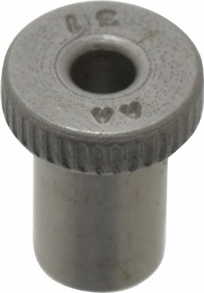 Boneham - Press Fit Headed Drill Bushing: Type H, #31 ID, 1/4" Body OD ...