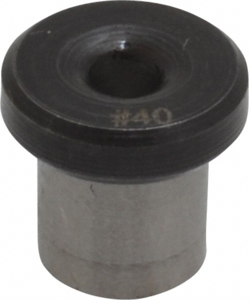 Press Fit Headed Drill Bushing: Type H, 0.098" ID, 1/4" OD - 1/4 ...