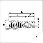 Associated Spring Raymond - Die Spring: 3/4" Hole Dia, 3/8" Rod Dia, 2 ...