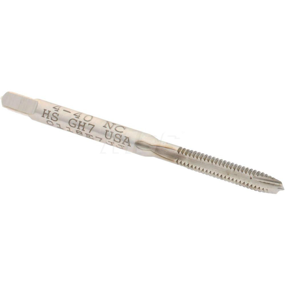 Hertel - Spiral Point Tap: #4-40 UNC, 2 Flutes, Plug Chamfer, HSS ...
