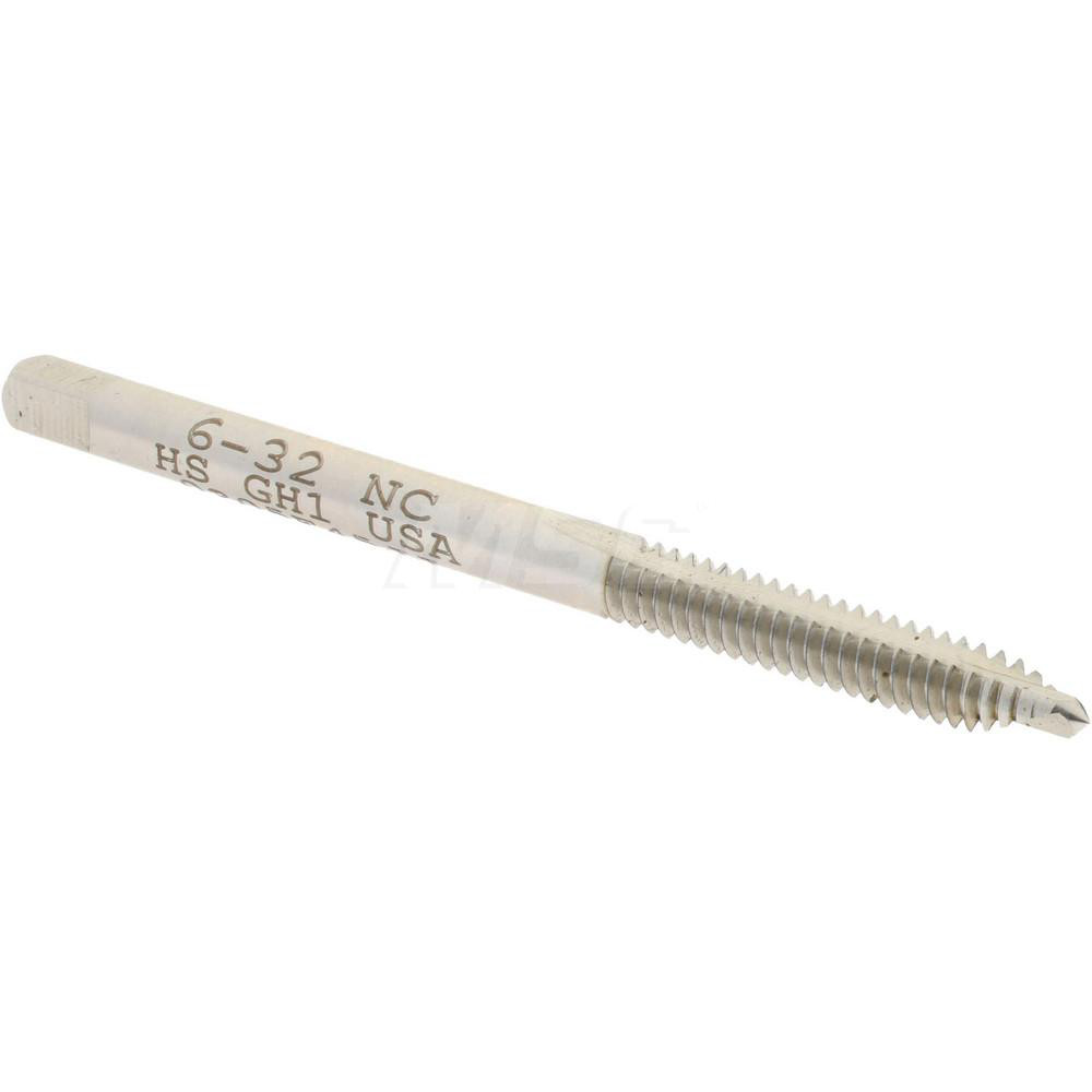 Hertel - Spiral Point Tap: #6-32 UNC, 2 Flutes, Plug Chamfer, HSS ...