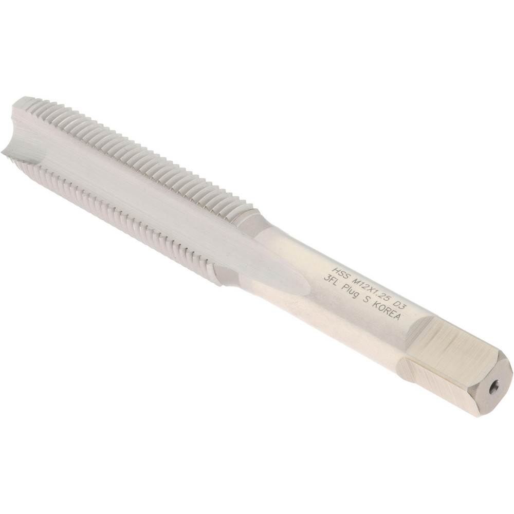 Hertel - Spiral Point Tap: M12x1.25 Metric Fine, 3 Flutes, Plug Chamfer ...