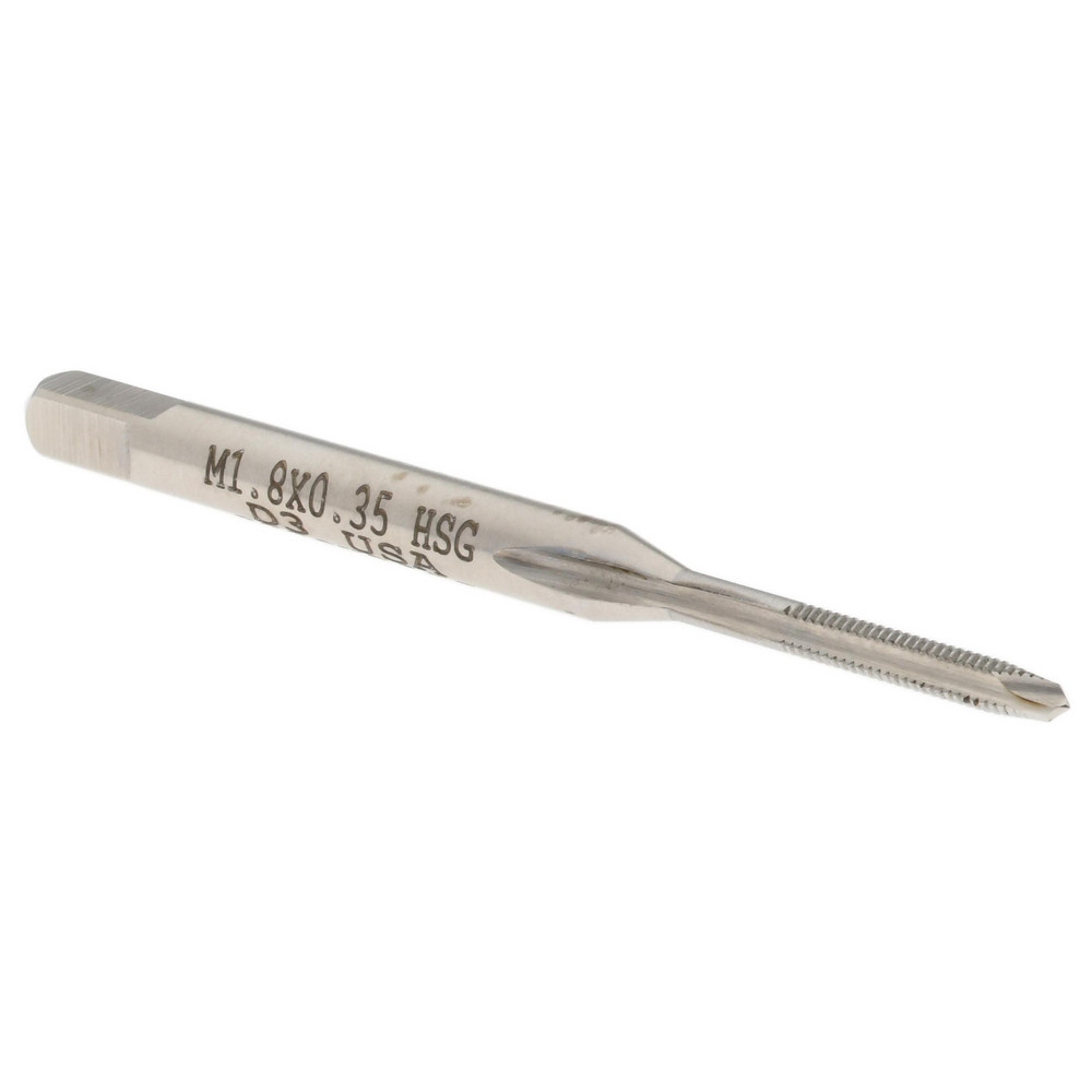Hertel - Spiral Point Tap: M1.8x0.35 Metric Coarse, 2 Flutes, Plug ...