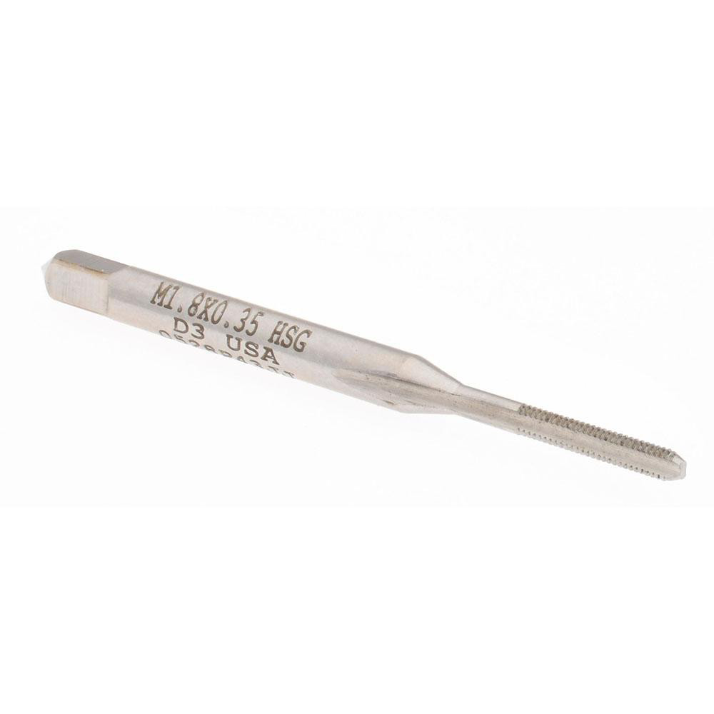 Hertel - Straight Flute Tap: M1.8x0.35 Metric Coarse, 2 Flute ...