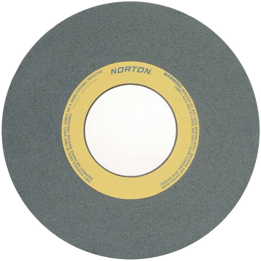 Norton - Surface Grinding Wheel: 14" Dia, 1" Thick, 5" Arbor, 80 Grit ...