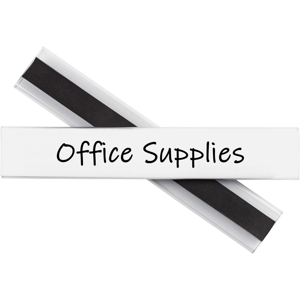 C-LINE® - Label Holders: Width (Inch): 6 in; Label Holder Style: Slide ...