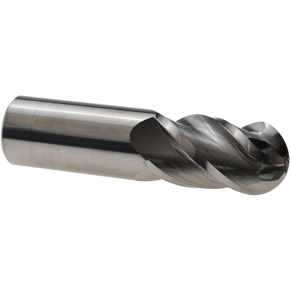 Accupro - Ball End Mill: 1" Dia, 1-3/4" LOC, 4 Flute, Solid Carbide ...