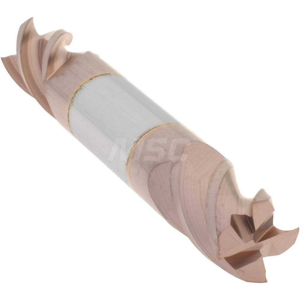 Accupro - Square End Mill: 3/8" Dia, 1/2" LOC, 4 Flute, Solid Carbide ...