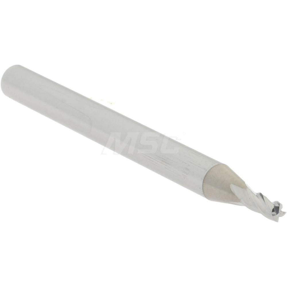 Accupro - Square End Mill: 1/16" Dia, 1/8" LOC, 4 Flute, Solid Carbide ...