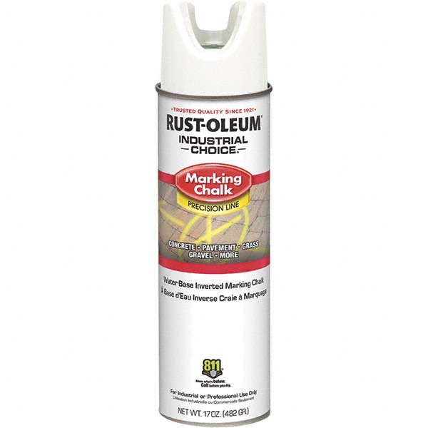 Rust-Oleum - 17 fl oz White Marking Chalk | MSC Direct