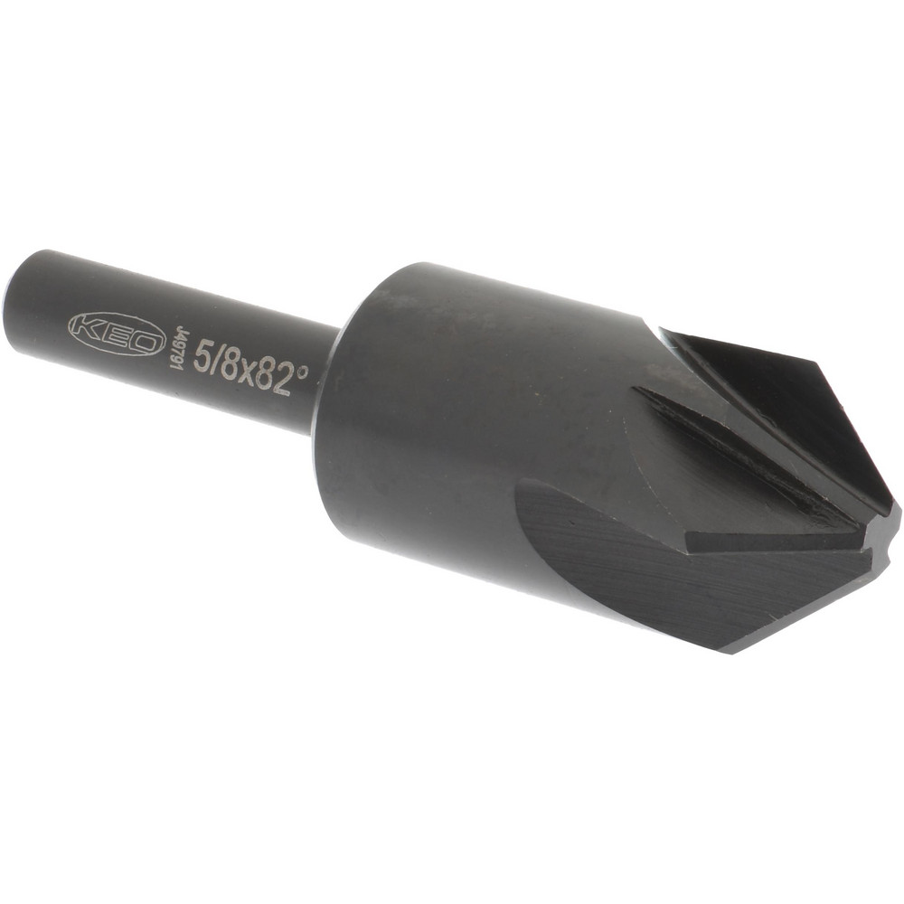 Keo - Countersink: 5/8" Head Dia, 82.00 deg Included Angle, 6 Flute ...