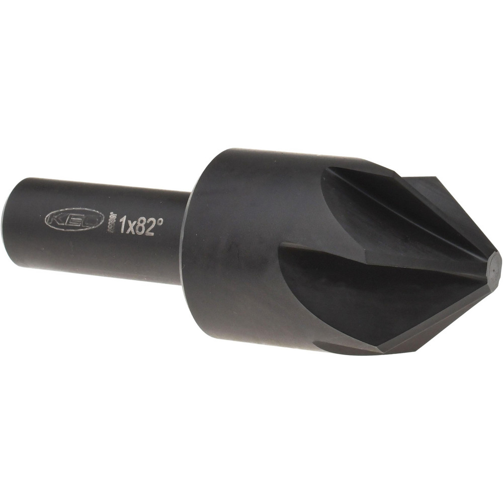 Countersink: 1" Head Dia, 82 ° Included Angle, 6 Flutes, High Speed ...