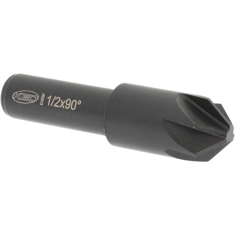 Keo - Countersink: 1/2" Head Dia, 90.00 deg Included Angle, 6 Flute ...