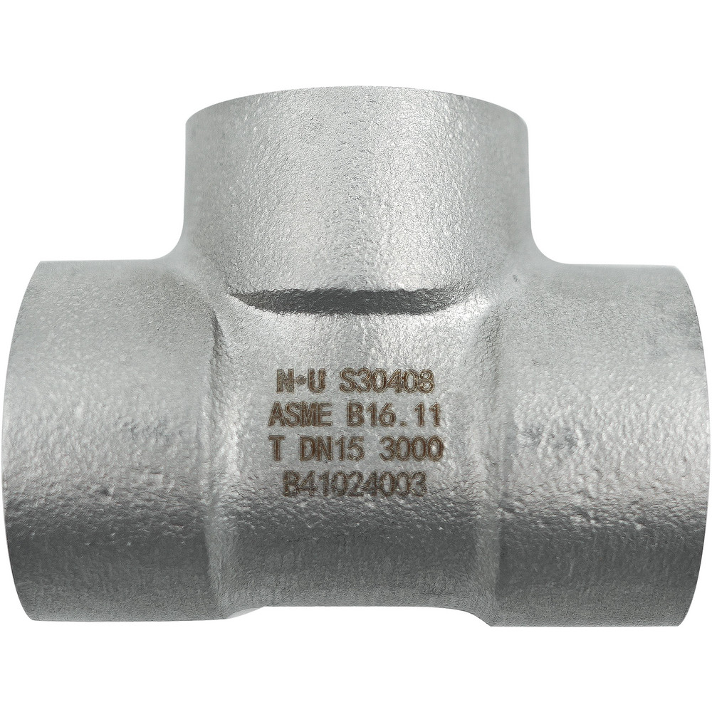 Value Collection - Pipe Tee: 1/2", 304 & 304L Stainless Steel | MSC Direct
