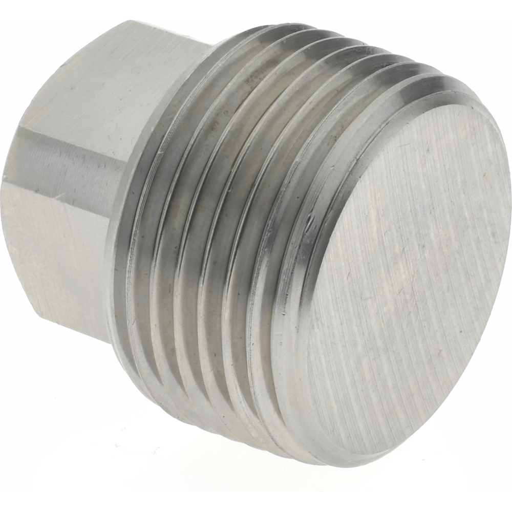 Merit Brass - Pipe Square Head Plug: 1", 304 & 304L Stainless Steel ...