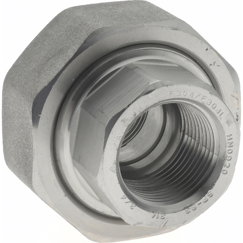 Merit Brass - Pipe Union: 3/4", 304 & 304L Stainless Steel | MSC Direct