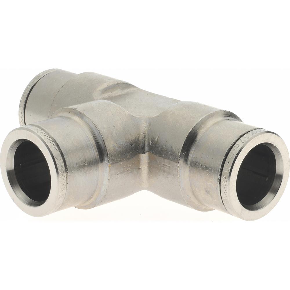 Norgren - Push-to-Connect Tube x Tube Fitting: Tee Connector, 12.00 mm ...