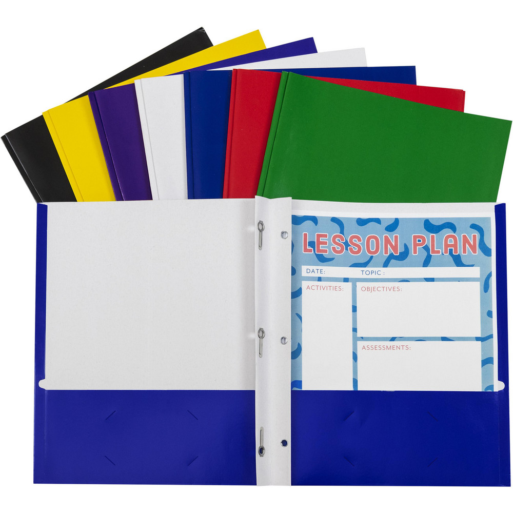 C-LINE® - Portfolios, Report Covers & Pocket Binders: Color: Red, White ...
