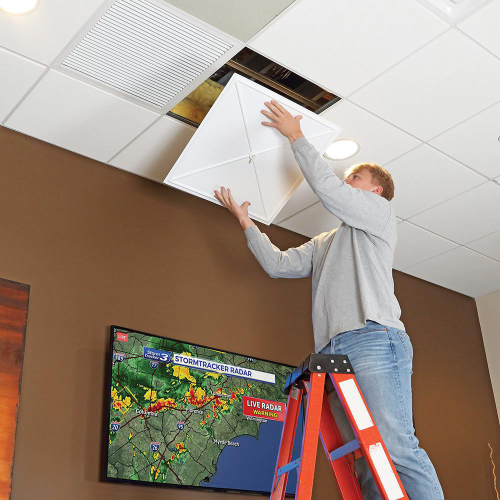 New Pig - Leak Diverters: Diverter Type: Ceiling Tile Leak Diverter ...