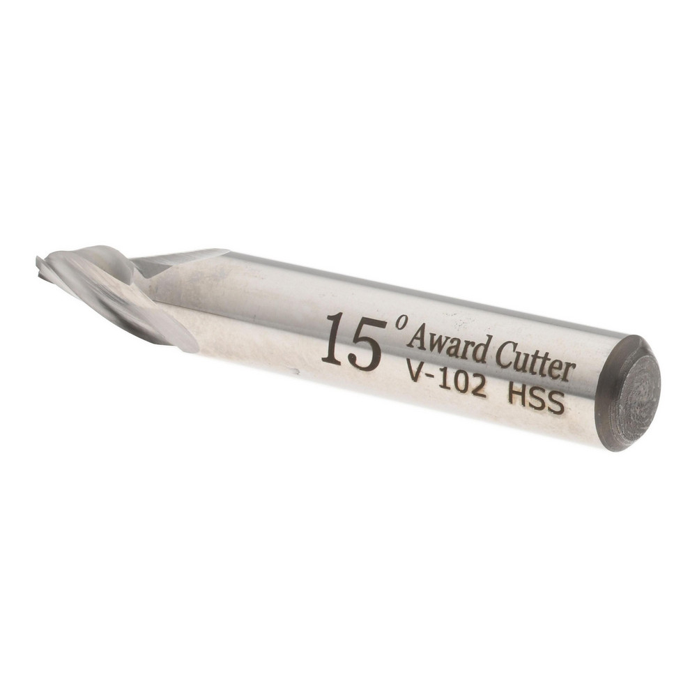 Value Collection - Tapered End Mill: 15 deg Angle per Side, 3/32" Small ...