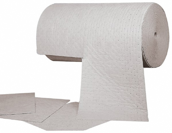Oil-Dri™ - Sorbent Roll: For Hazmat & Universal Use, 150' Long, 50 gal ...