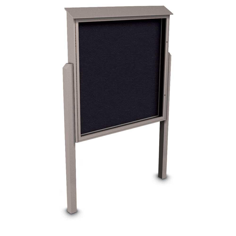 United Visual Products - Enclosed Recycled Rubber Bulletin Board: 60 ...