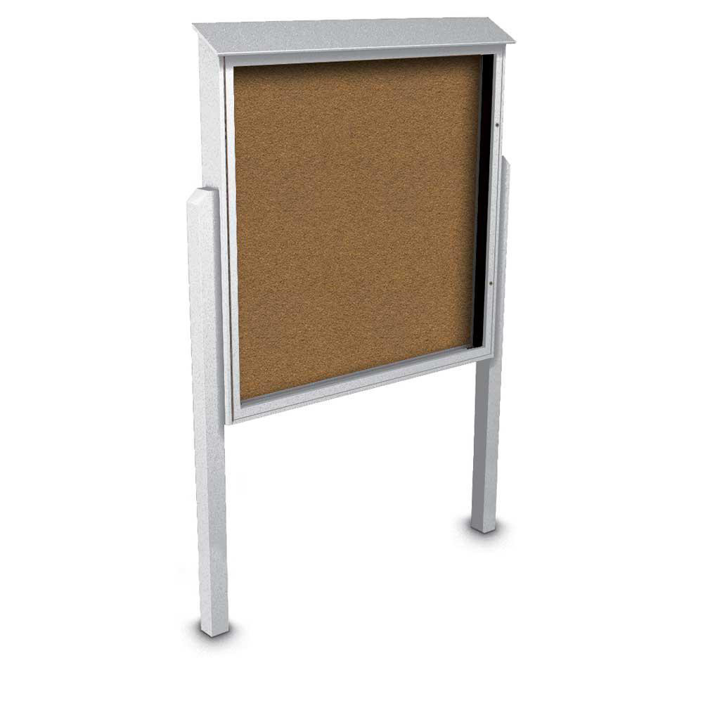 United Visual Products - Enclosed Bulletin Board: 60" Wide, 60" High ...