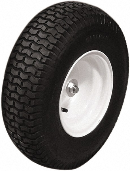 Rubbermaid - 7.5 Cu Ft, 300 Lb Capacity Wheelbarrow with 20" Radial ...